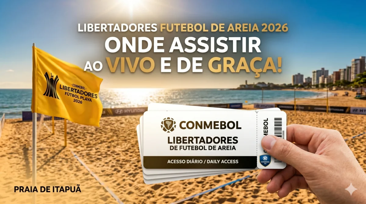 Ingressos Libertadores Futebol De Areia 2026: Preços, On...